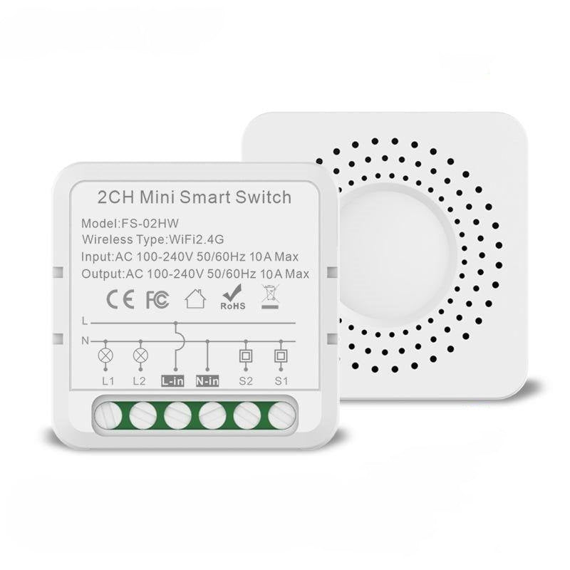 Tuya 2 Way 1 2 3 4 Gang 1/2/3/4 CH DIY Switch Mini Bluetooth Wifi Smar ...