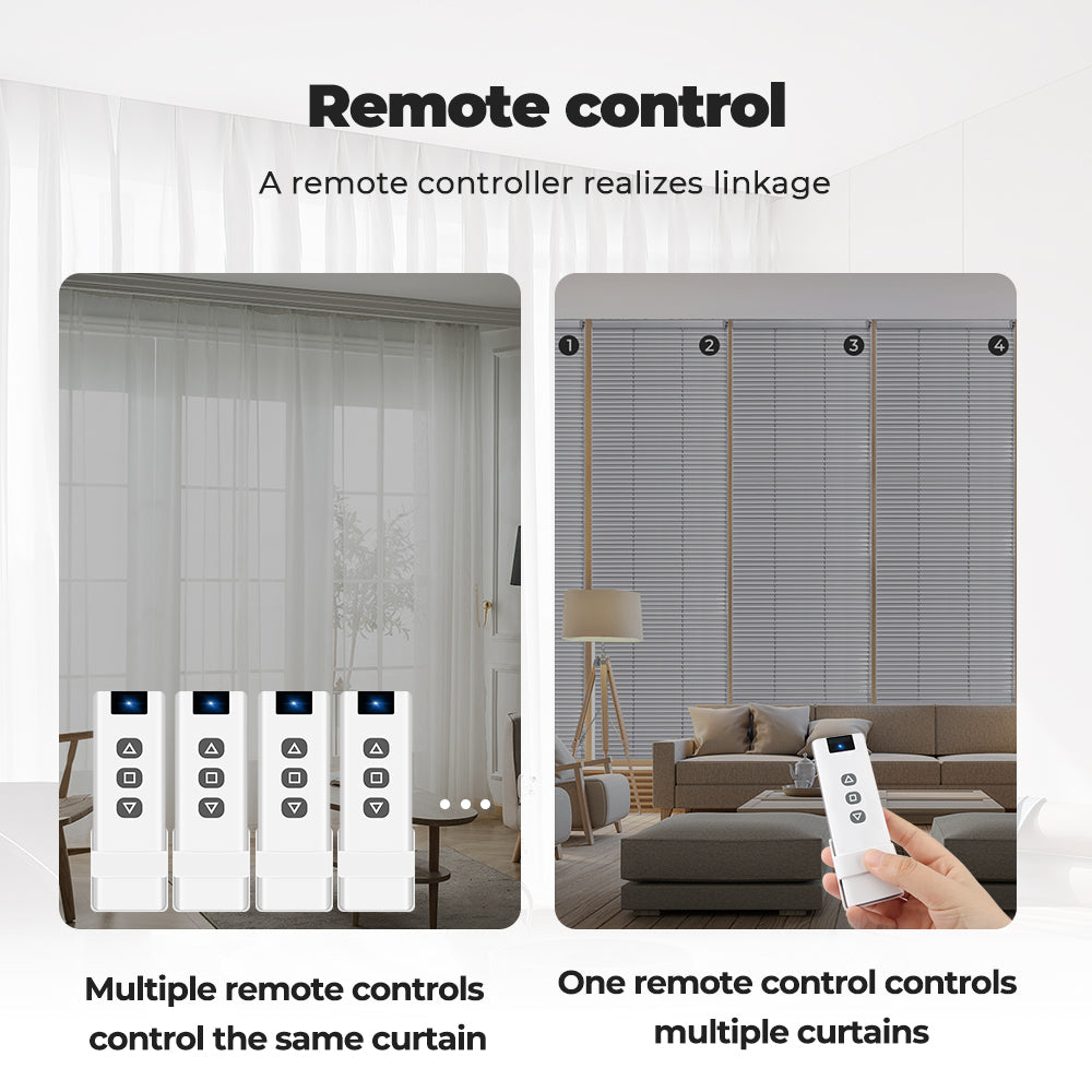 SMATRUL WiFi RF433 Curtain Switch Motorized Roller Blinds Shutter Relay ...