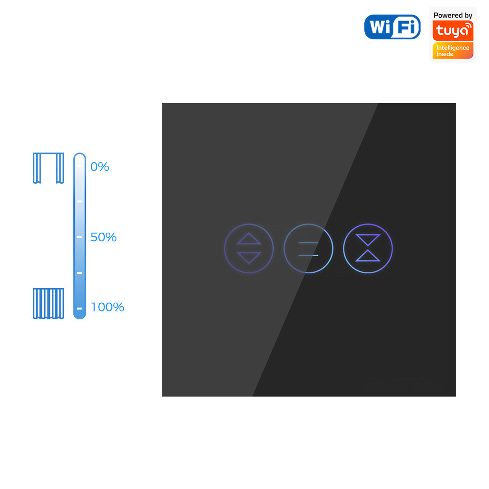 SMATRUL Smart WiFi Curtain Switch Motorized Roller Blinds Shutter Switch